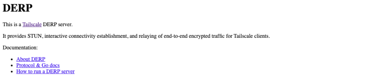 自建Tailscale的 DERP 中继教程